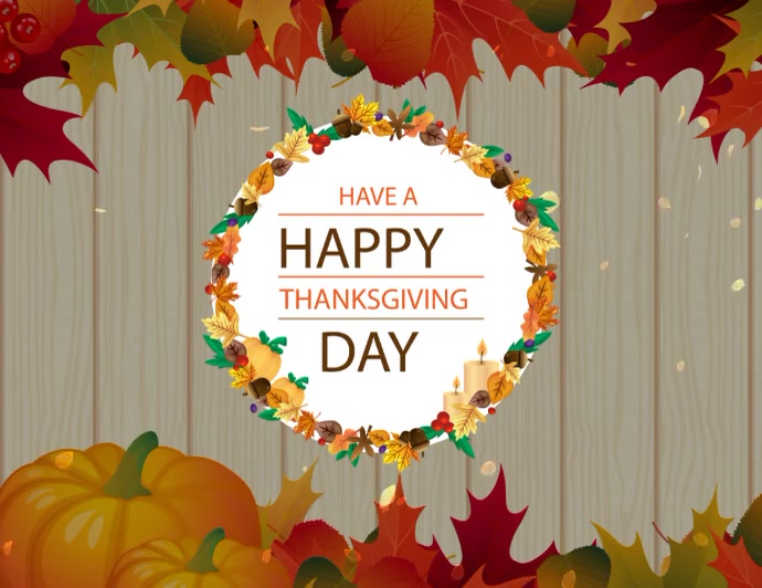 Happy Thanksgiving Template | PosterMyWall