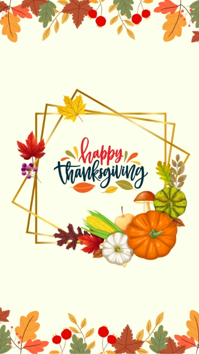 Happy Thanksgiving Template | PosterMyWall