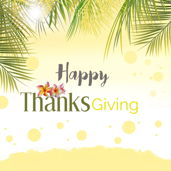 happy thanksgiving Template | PosterMyWall