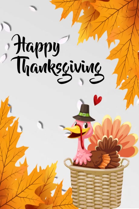 Plantilla de happy thanksgiving | PosterMyWall