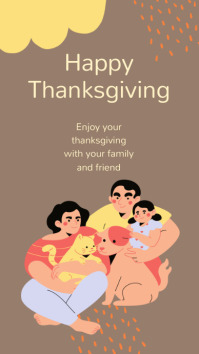 Thanksgiving Instagram Story Template | PosterMyWall