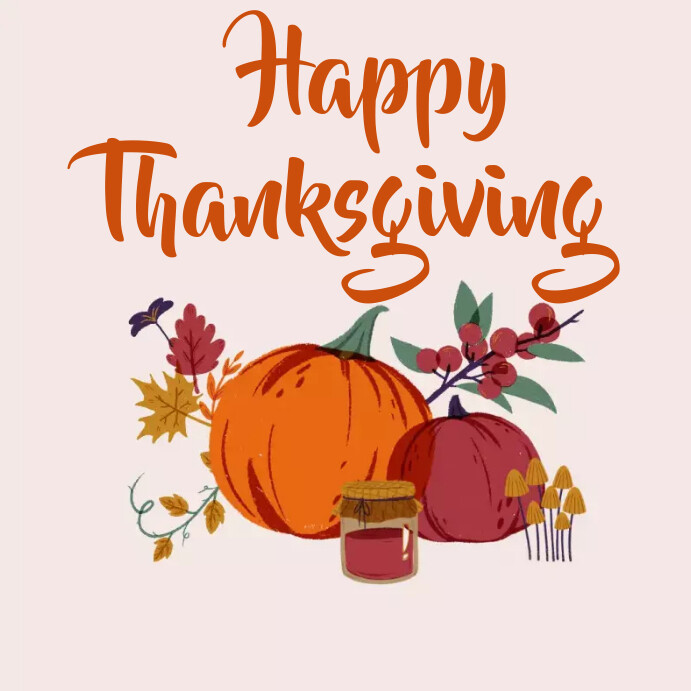 Happy Thanksgiving Instagram post Template | PosterMyWall