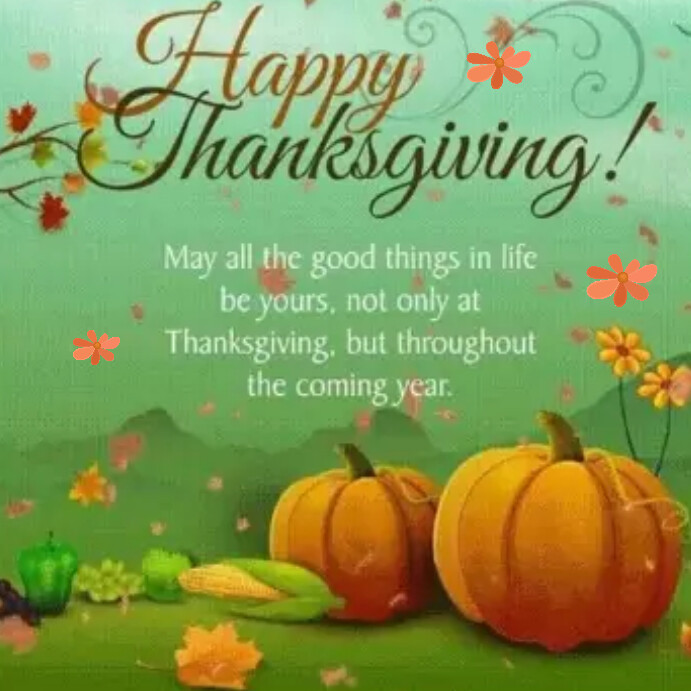 Happy Thanksgiving Instagram post Template | PosterMyWall