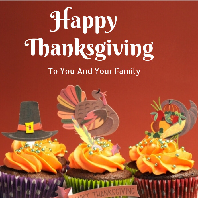 Plantilla de Happy Thanksgiving Instagram Post | PosterMyWall