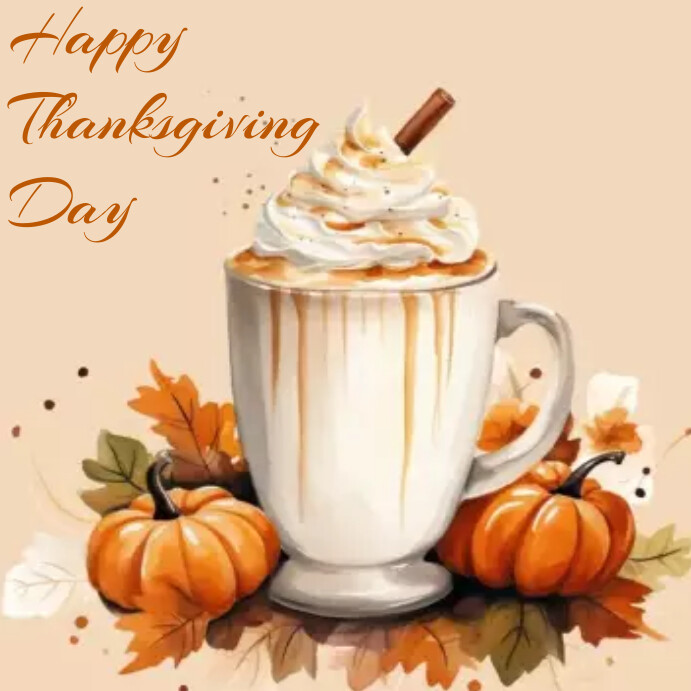 Happy Thanksgiving Instagram post Template | PosterMyWall