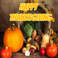 Happy Thanksgiving Instagram post Template | PosterMyWall