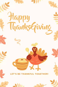 Happy Thanksgiving Poster Template | PosterMyWall