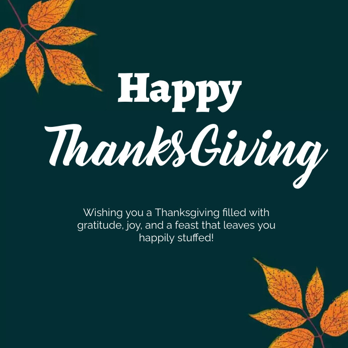 Happy ThanksGiving Online Greetings Cards Template | PosterMyWall