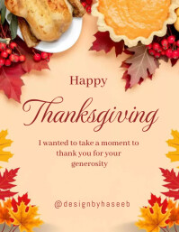 Give Thanks poster Template | PosterMyWall