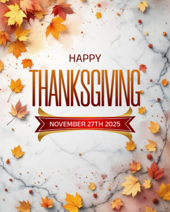 happy thanksgiving template | PosterMyWall