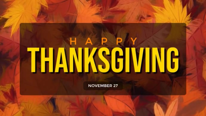 Happy Thanksgiving template | PosterMyWall