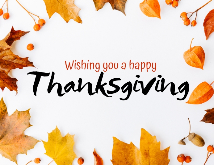 Happy Thanksgiving Template | PosterMyWall