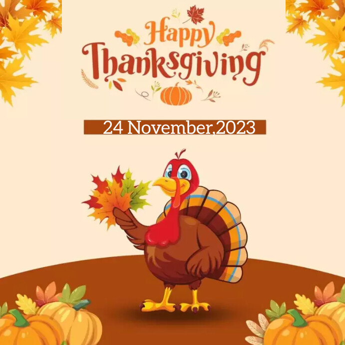 Happy Thanksgiving templates Instagram post | PosterMyWall