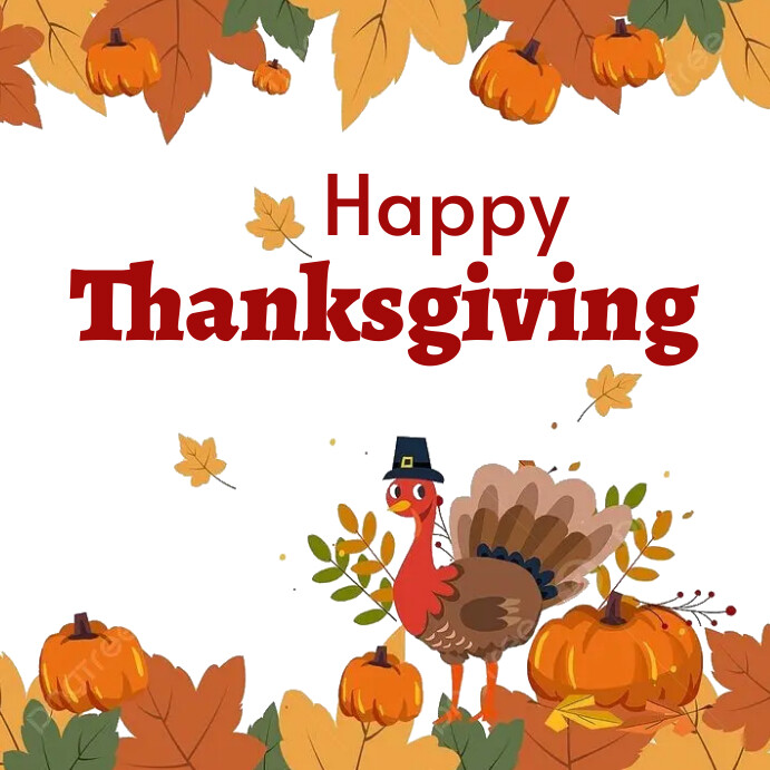 Plantilla de Happy Thanksgiving templates Instagram post | PosterMyWall