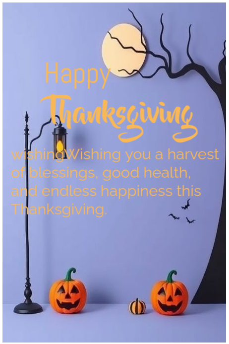 Happy Thanksgiving2025 Template | PosterMyWall
