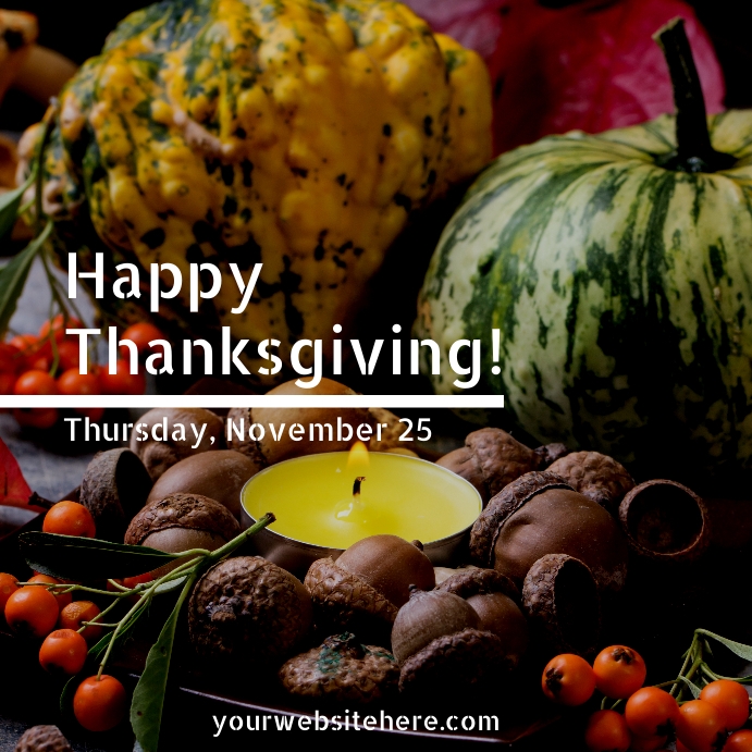 happy thansgiving | PosterMyWall