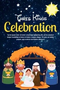 Three Kings Celebration Template | PosterMyWall