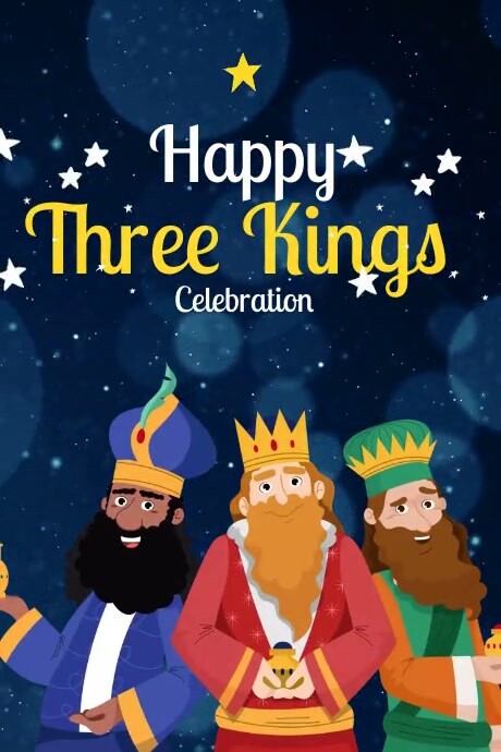 Happy Three Kings Poster Template | PosterMyWall