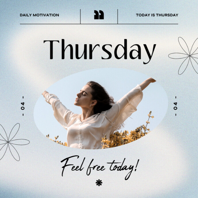 Happy Thursday Album Cover Template | PosterMyWall