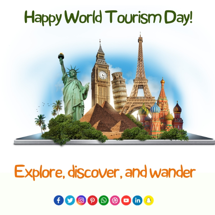 Copy of Happy Tourism Day | PosterMyWall