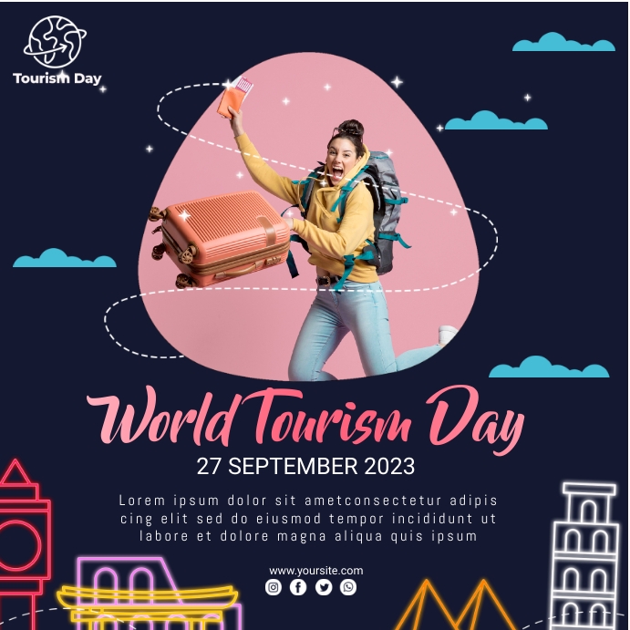 Happy Tourism Day Instagram Template | PosterMyWall