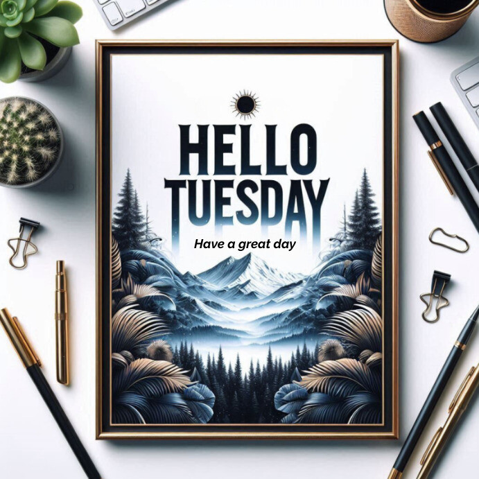 Modèle Happy TUESDAY Instagram Post | PosterMyWall