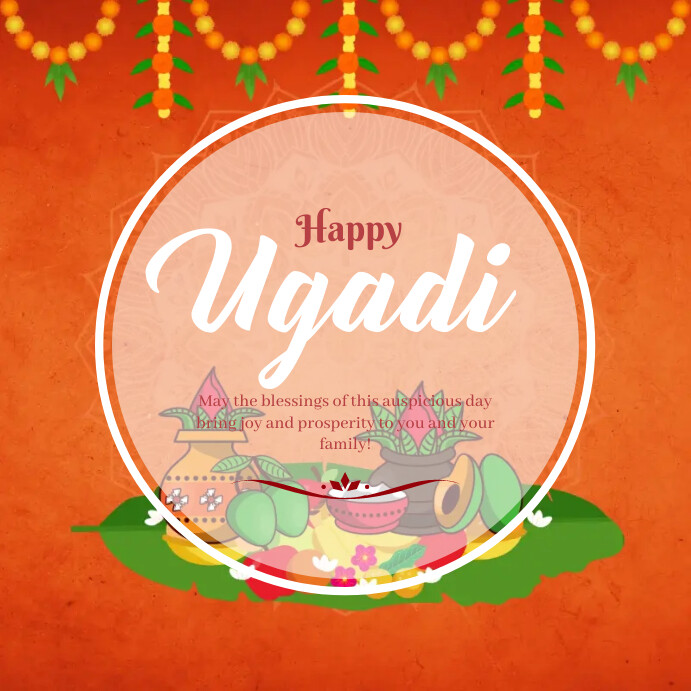 happy ugadi Template | PosterMyWall