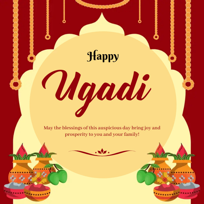 happy ugadi Template | PosterMyWall