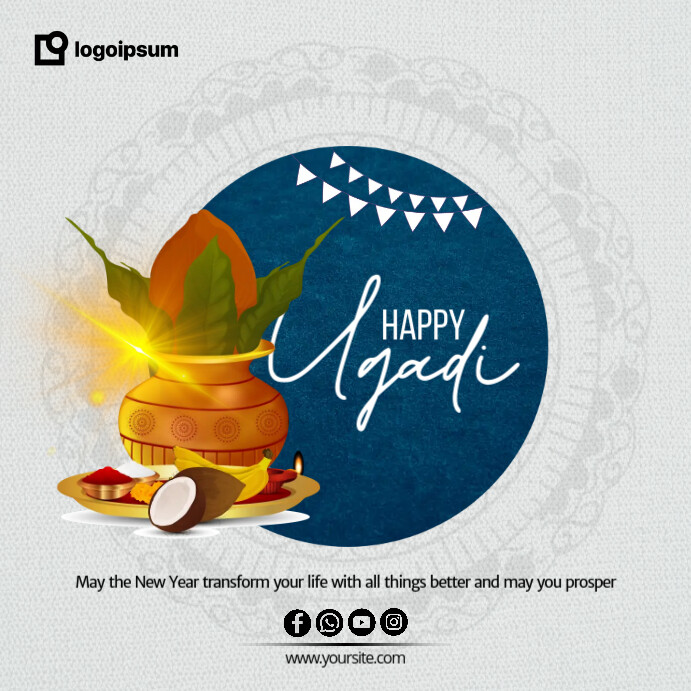 Happy Ugadi Instagram Post Template | PosterMyWall