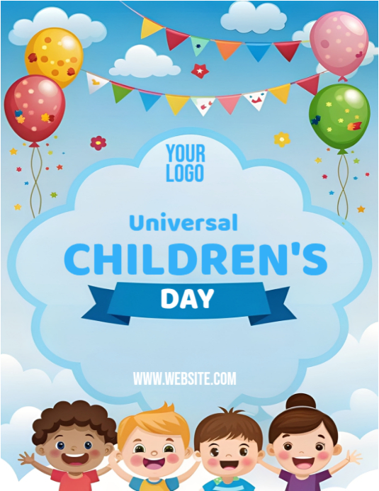 Copy of Happy universal children day | PosterMyWall