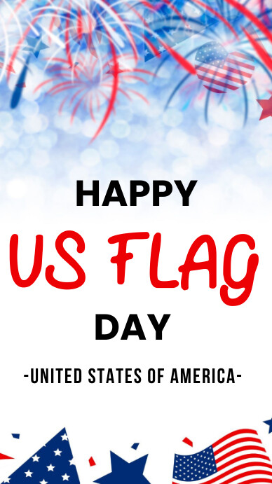 Happy US Flag Day Template | PosterMyWall
