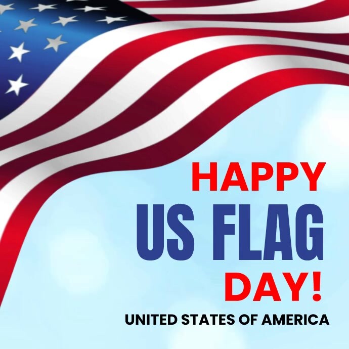 Happy US Flag Day Flyer Template | PosterMyWall