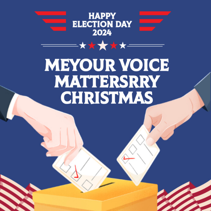 Plantilla de Happy USA Election Day 2024 Flyer | PosterMyWall