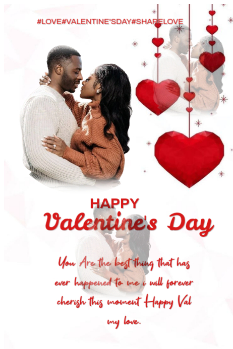 Happy val day design poster Template | PosterMyWall
