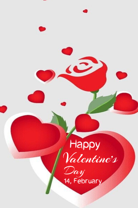 Happy Valentine's Day template 2025 | PosterMyWall