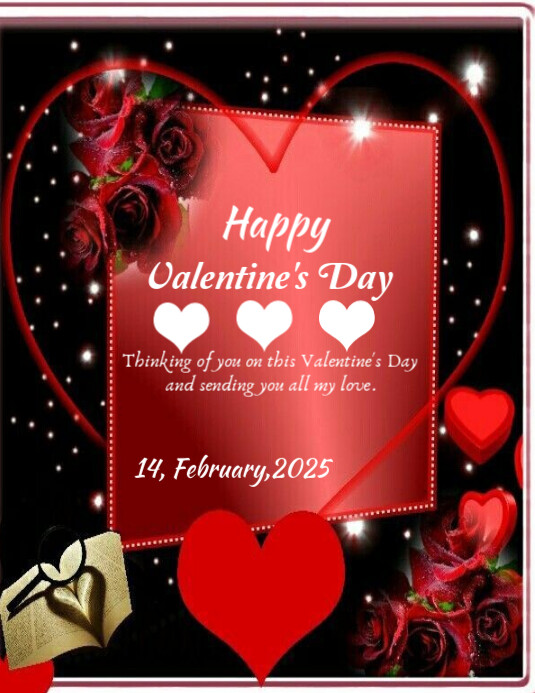 Happy Valentine's Day template 2025 | PosterMyWall