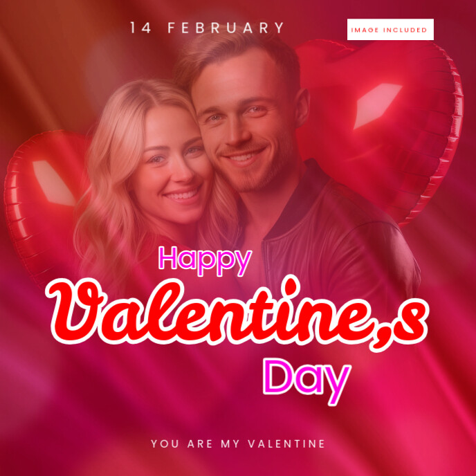 Happy Valentine,s Day 2025 Template | PosterMyWall