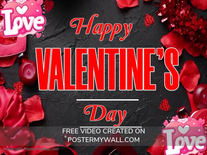 Copy of happy valentine's day, valentines day | PosterMyWall