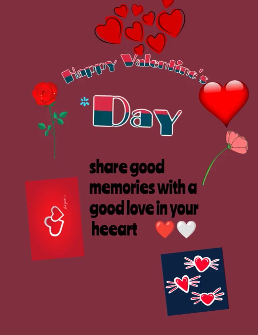 Happy Valentine's day (1) Template | PosterMyWall