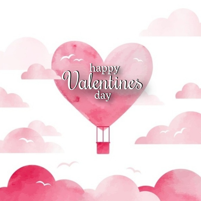 Copy of Happy Valentine's day card virtual Template | PosterMyWall