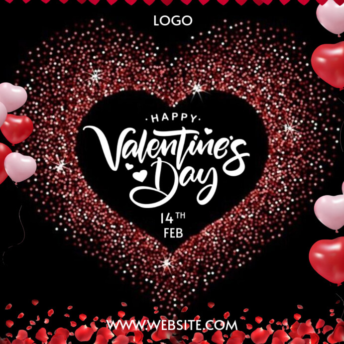 Copy of happy valentine's day | PosterMyWall