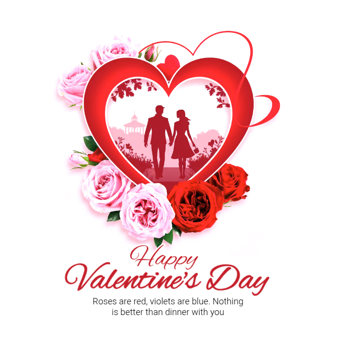 Happy Valentine's Day Template | PosterMyWall