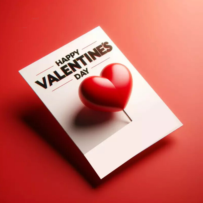 Happy Valentine's day flyer Template | PosterMyWall