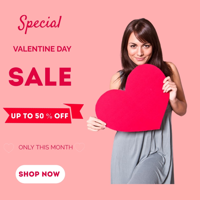 Happy Valentine's day Instagram Post Template | PosterMyWall