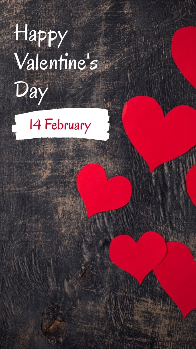 Happy Valentine's Day Instagram Story Template | PosterMyWall