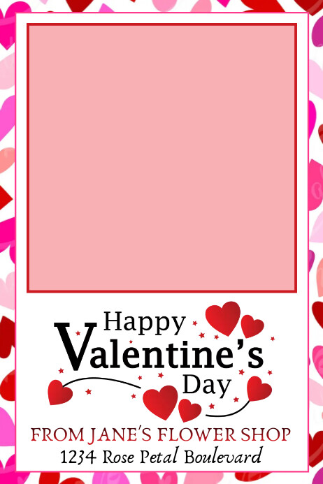 Copy of Happy Valentine's Day Photo Frame Template | PosterMyWall