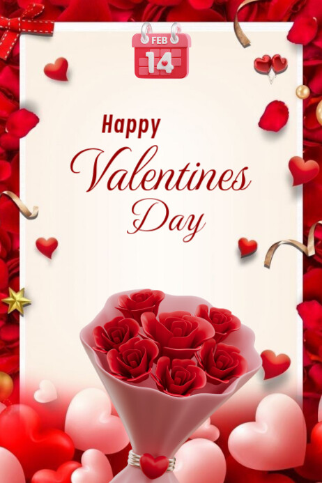 Copy of Happy Valentine's Day Poster 2025 | PosterMyWall