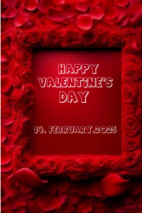 Copy of Happy Valentine's Day template 2025 | PosterMyWall