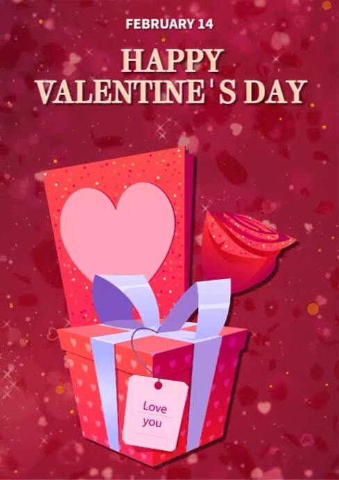 Happy Valentine's Day Video Ads Template | PosterMyWall