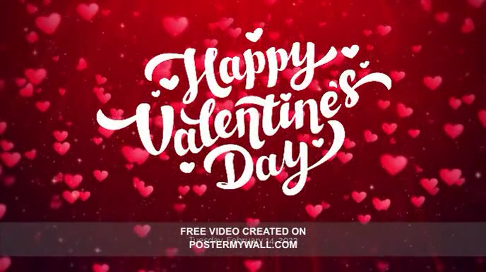 Happy Valentine's Day Video Template | PosterMyWall